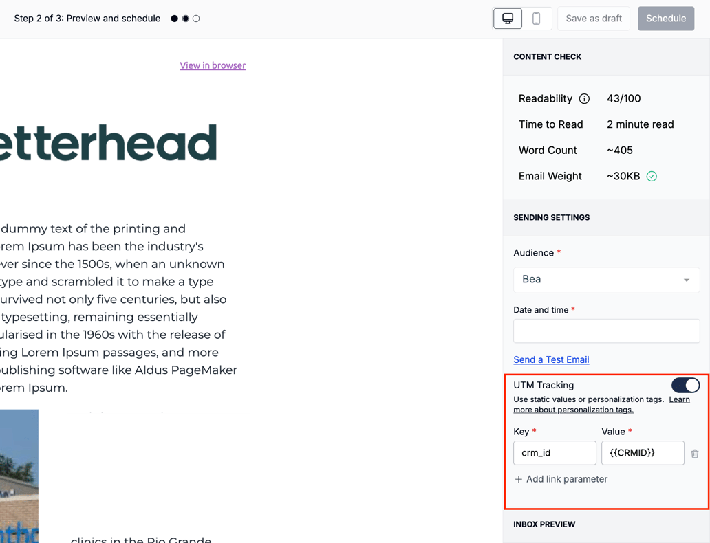 Adding Custom UTM Codes to Your Newsletter
